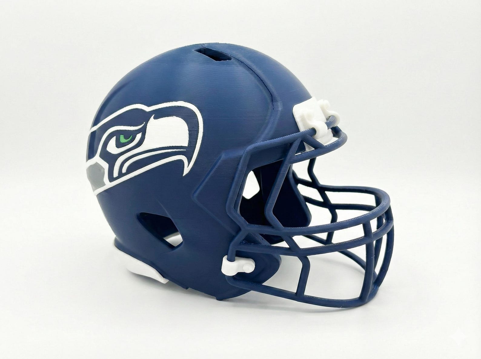 Seattle Seahawks Inspired Mini Helmet Replica - 3D Printed Desk Decor ...