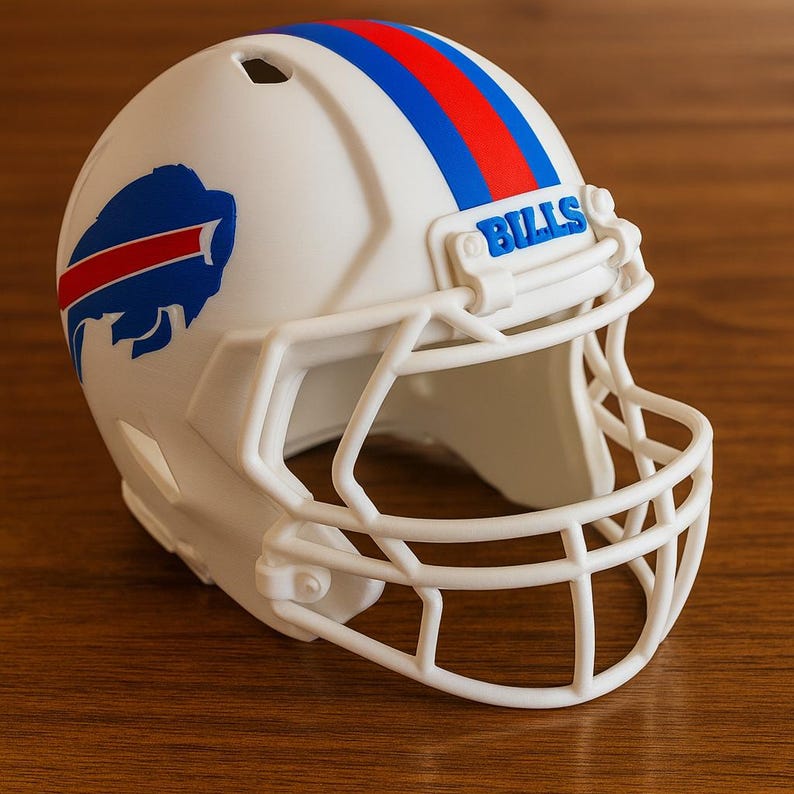 3D Printed Custom Mini Football Helmets - Desk Decor - Etsy