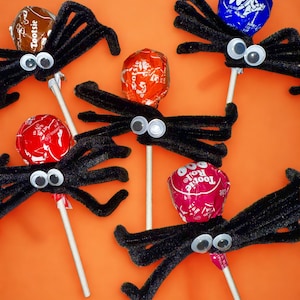 Halloween Spider Lollipops, Googly Eyes, Party Favors - Etsy