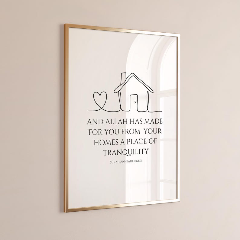 Islamic Wall Art|decor|wall Hanging|quran Verse|housewarming Gift ...