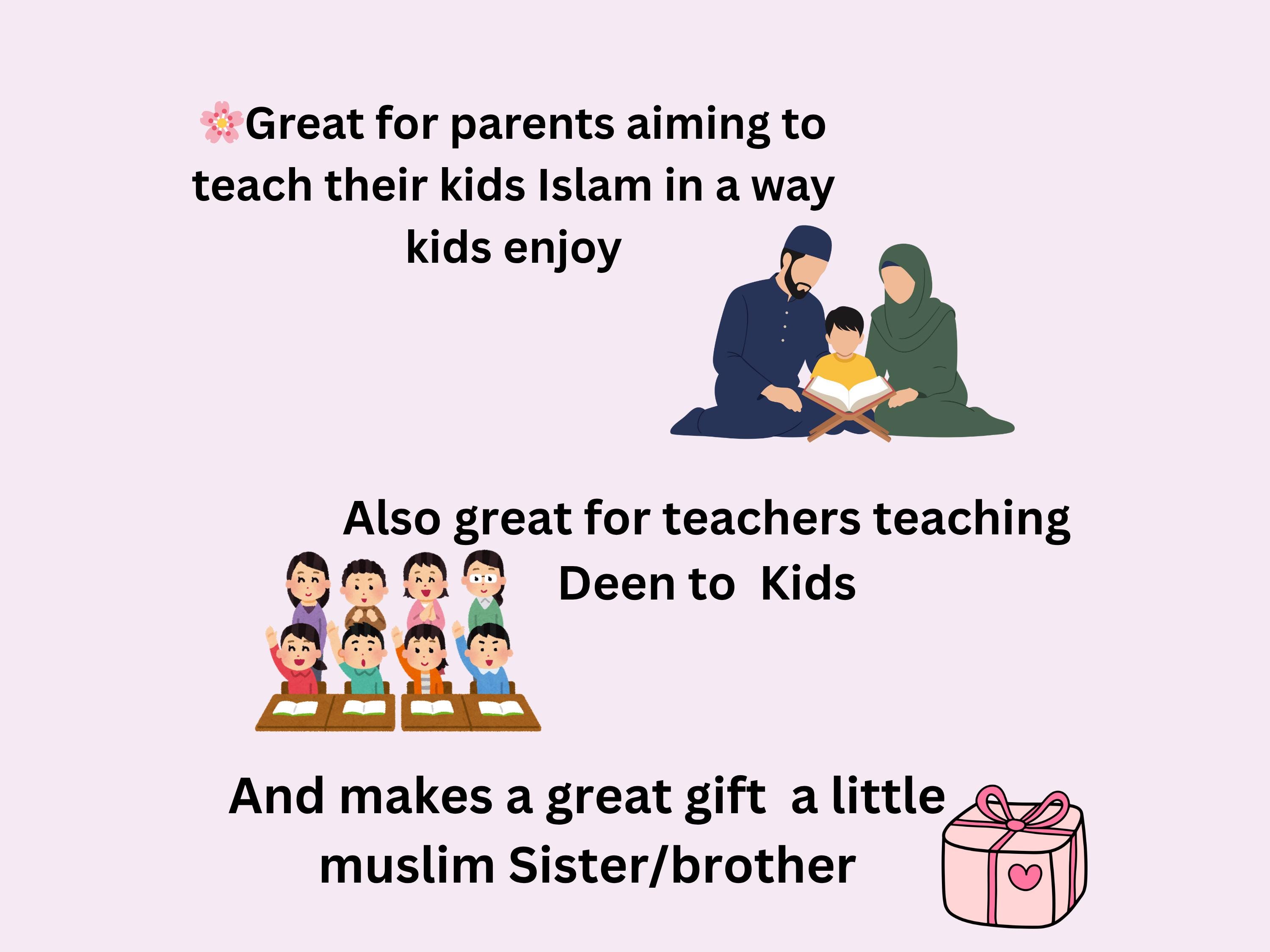 Islamic Dua Flashcards for Kids| Muslim Kids Education (digital ...