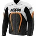 KTM Racing Leather Motorcycle Jacket: Protective Biker Riding Gear - Etsy