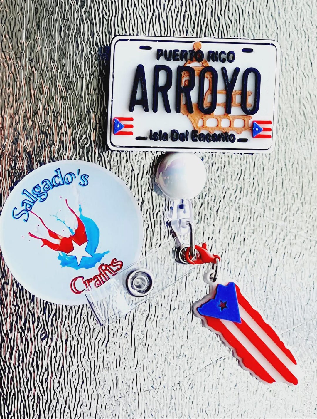 Tablillas De Pueblos De Puerto Rico Badge Reels - Etsy