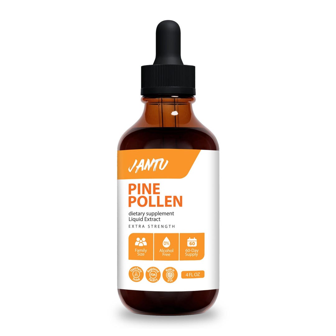 Pine Pollen 10:1 Extract – Liquid Drops Supplement (4 Fl Oz) - Etsy