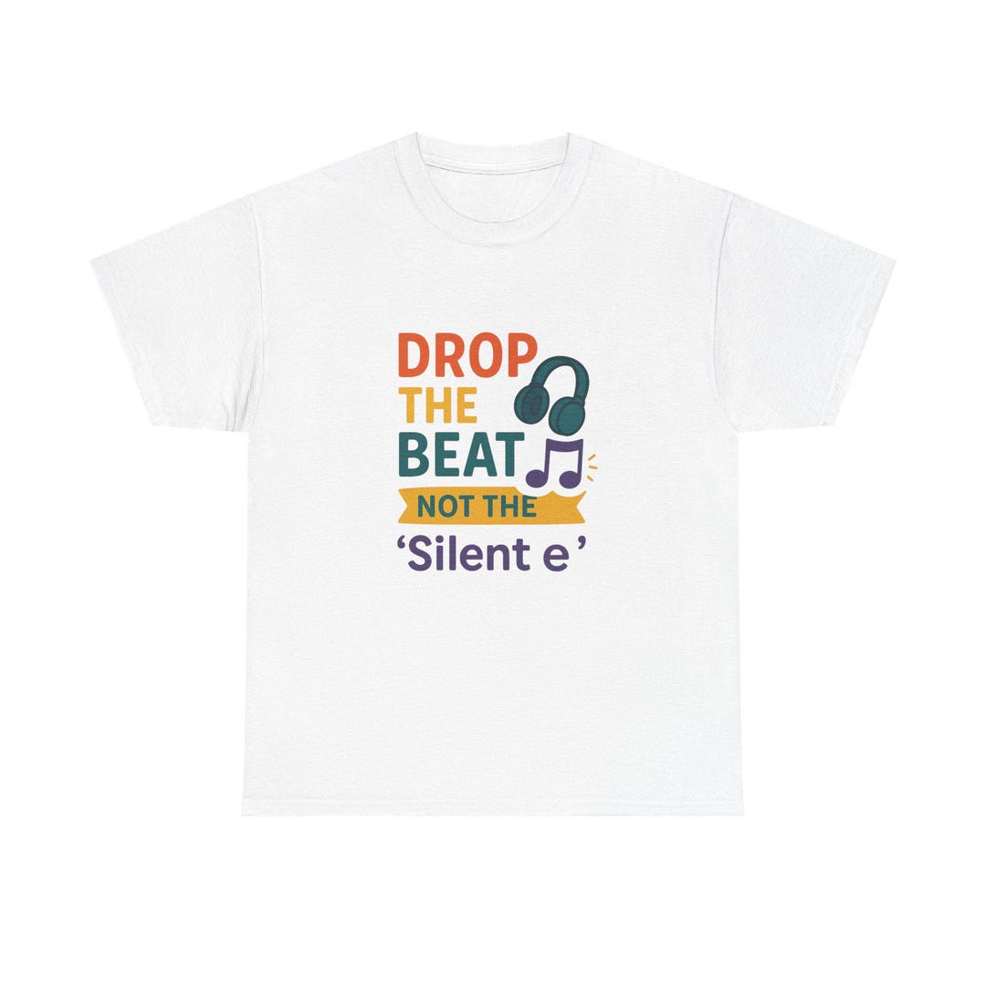 Drop the Beat Graphic Tee: Music Teacher Gift, Unisex Cotton - Etsy