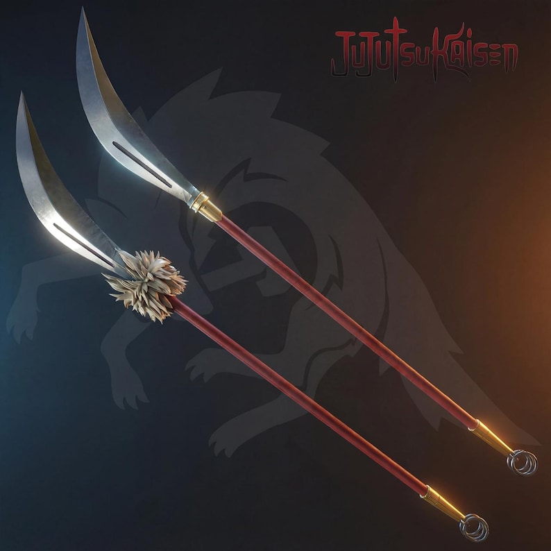 Maki Zenin Naginata — 3D Printed Cosplay Polearm Inspired by Jujutsu ...