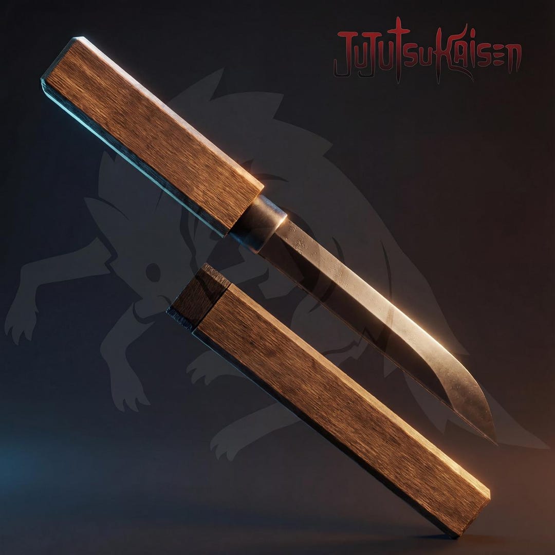 Naoya Zenin Tanto Knife — 3D Printed Cosplay Weapon Inspired by Jujutsu ...