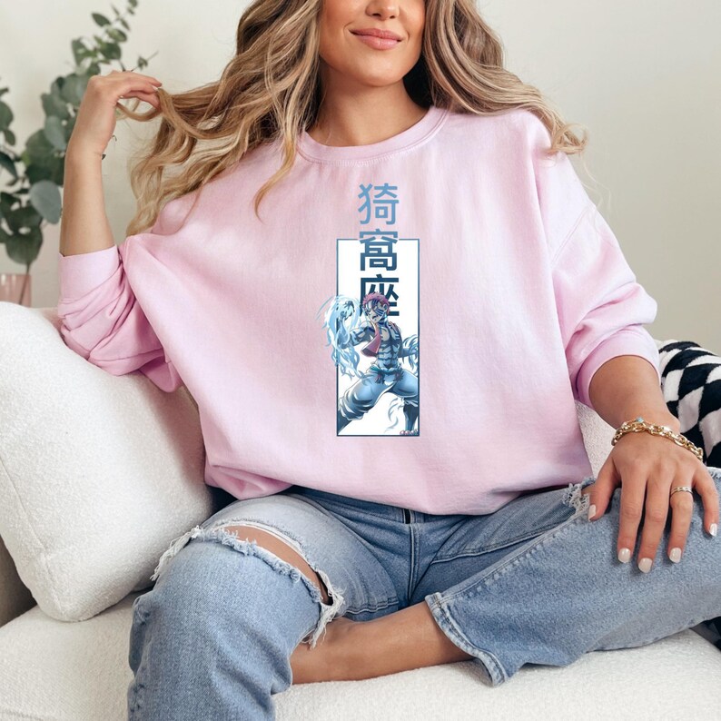 Demon Slayer Akaza Upper Moon 3 Sweatshirt, Kimetsu No Yaiba Anime ...