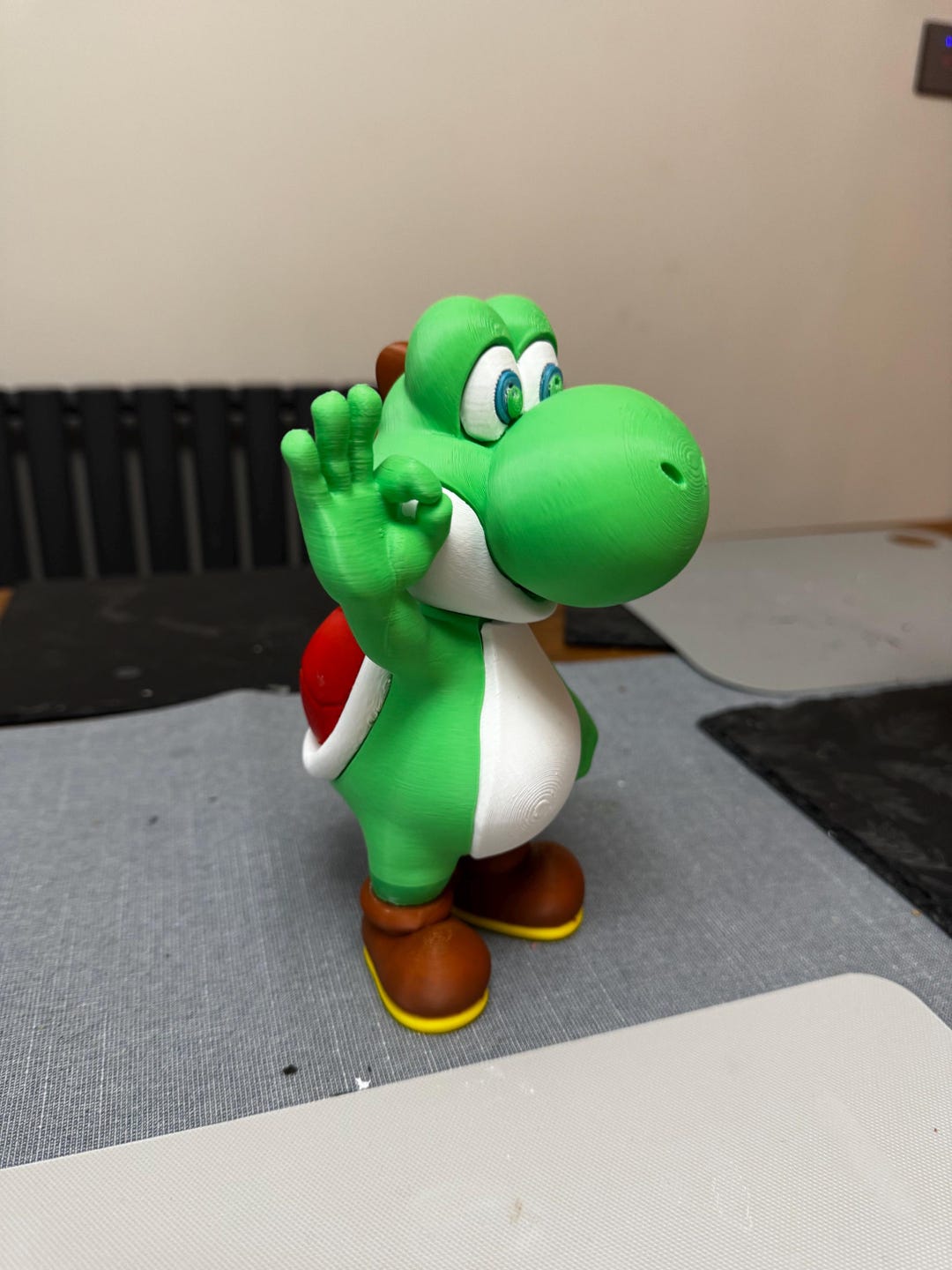 3d Printed Yoshi Model Mario Approx 24cm Tall Model - Etsy