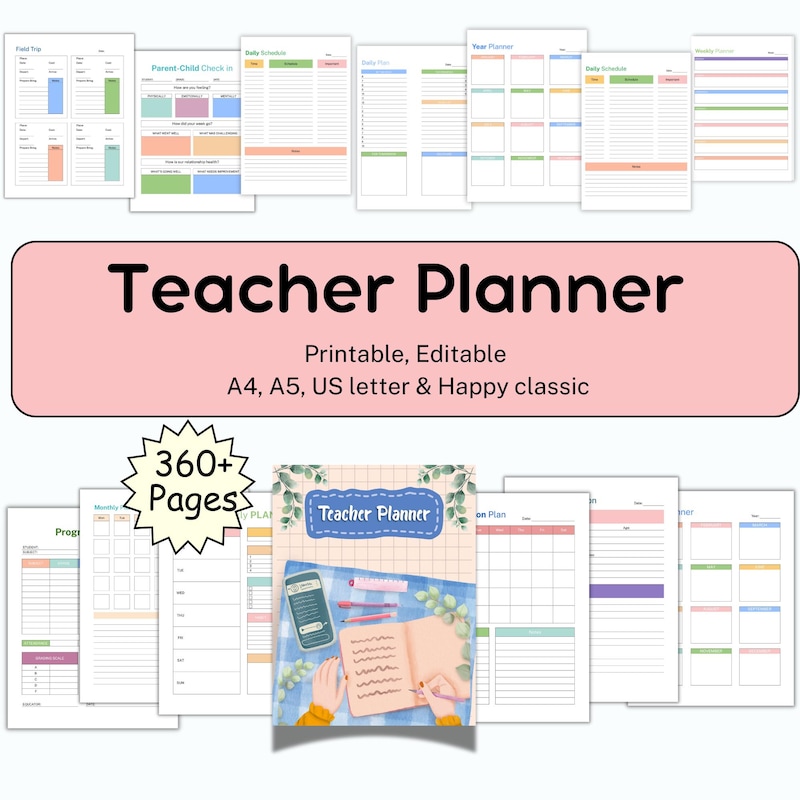 26/27 Teacher Planner - Etsy UK