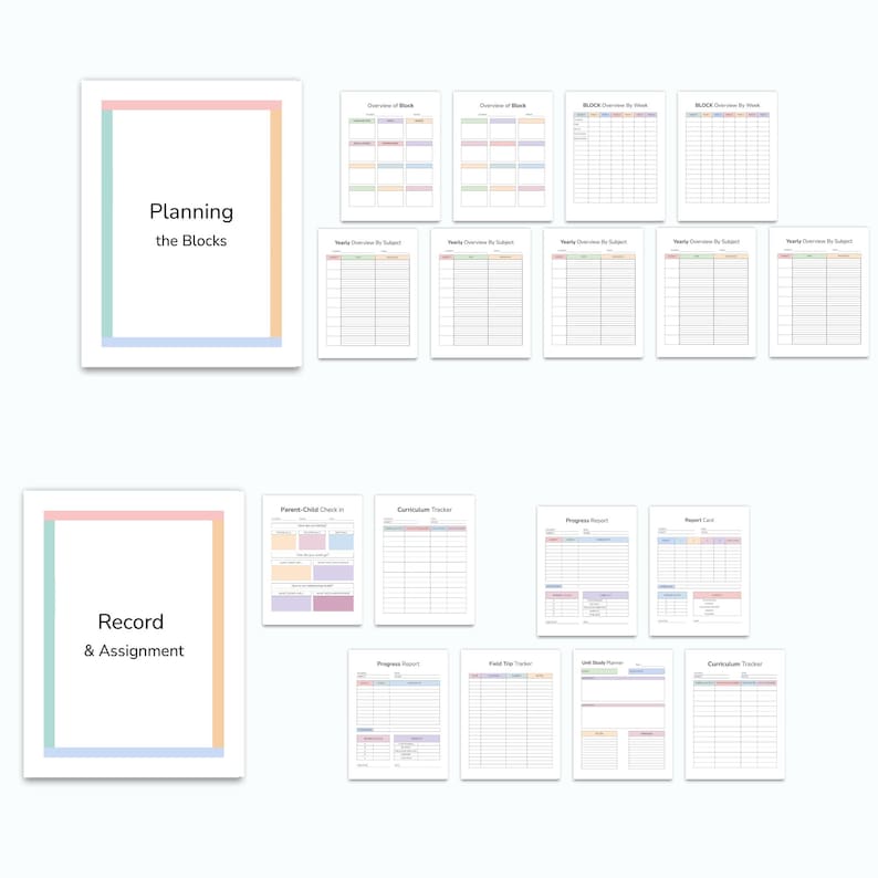 Teacher Planner PDF 2026-2027, Weekly Lesson Plan, Homeschool Planner ...