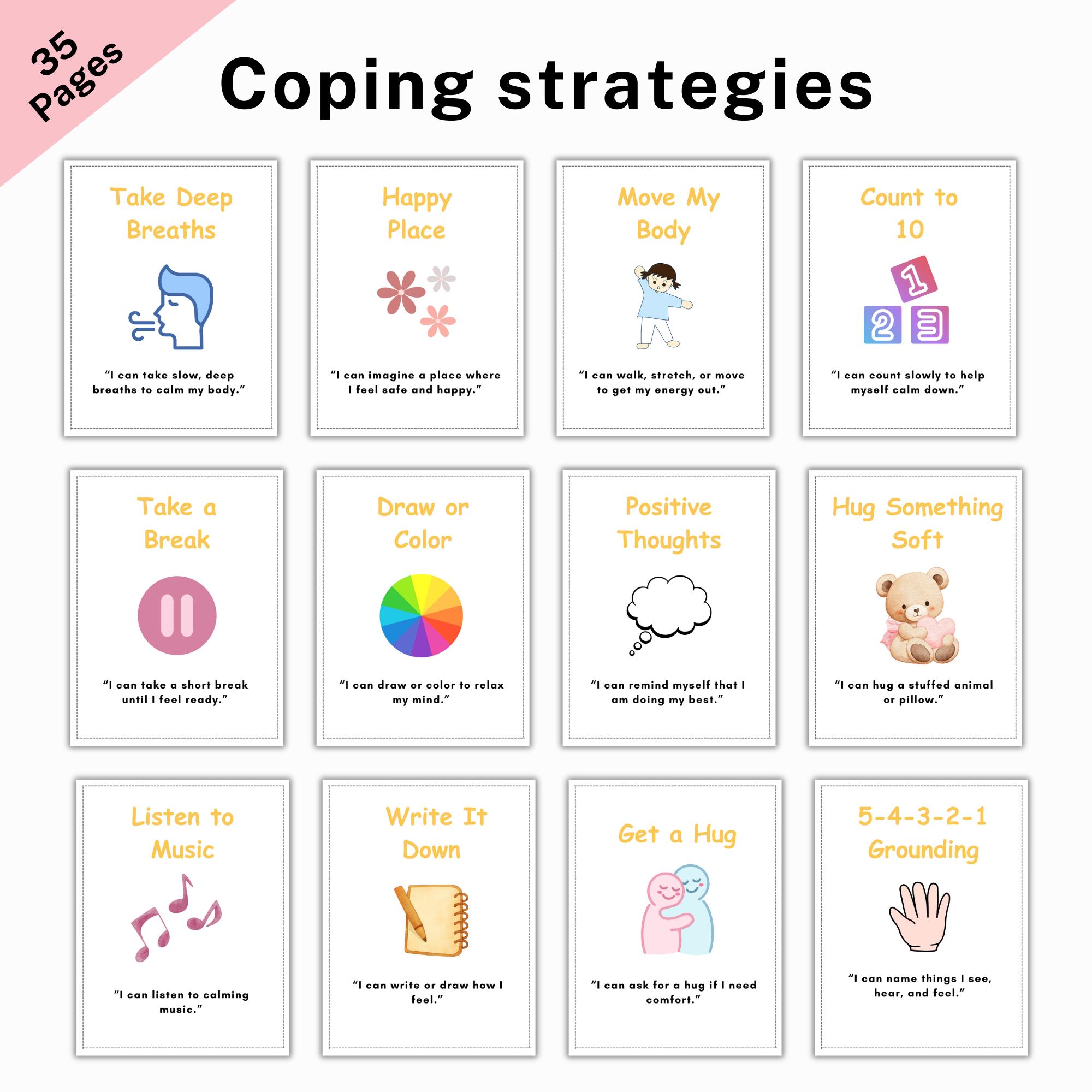 Kids ADHD Executive Function Printable, Kids Routine Planner & Habit ...