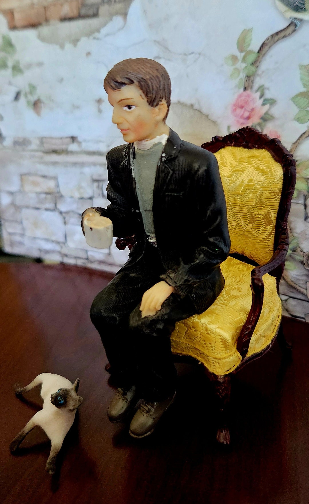 Wonderfully Realistic Visiting Priest-minister 1:12 Scale Dollhouse ...