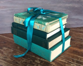 Teal Book Cover - Etsy