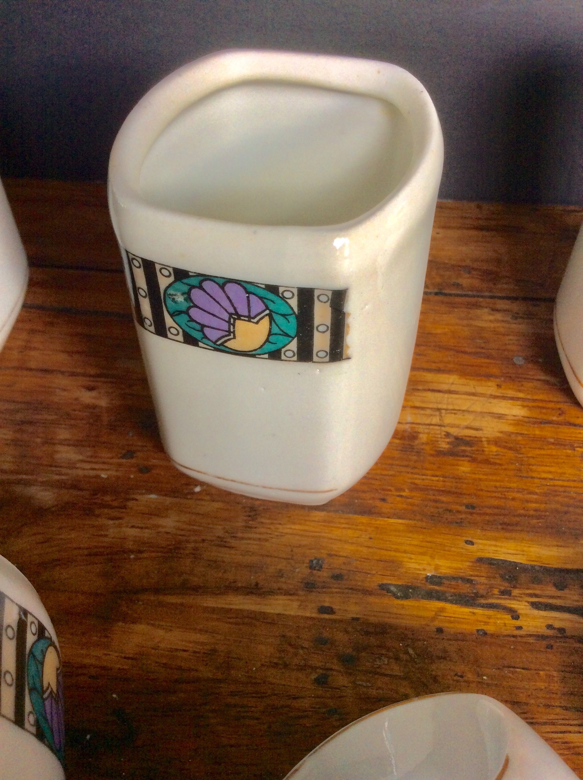 Vintage Art Deco Porcelain Czech Spice Jars Union K China | Etsy