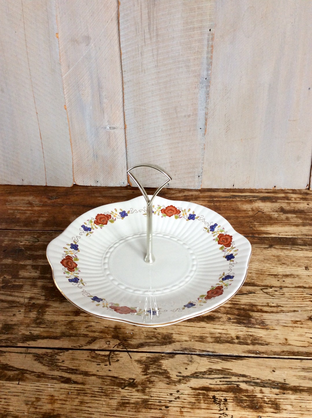 Vintage Royal Stuart Tara Hall China/ Irish China/tidbit Serving Tray ...
