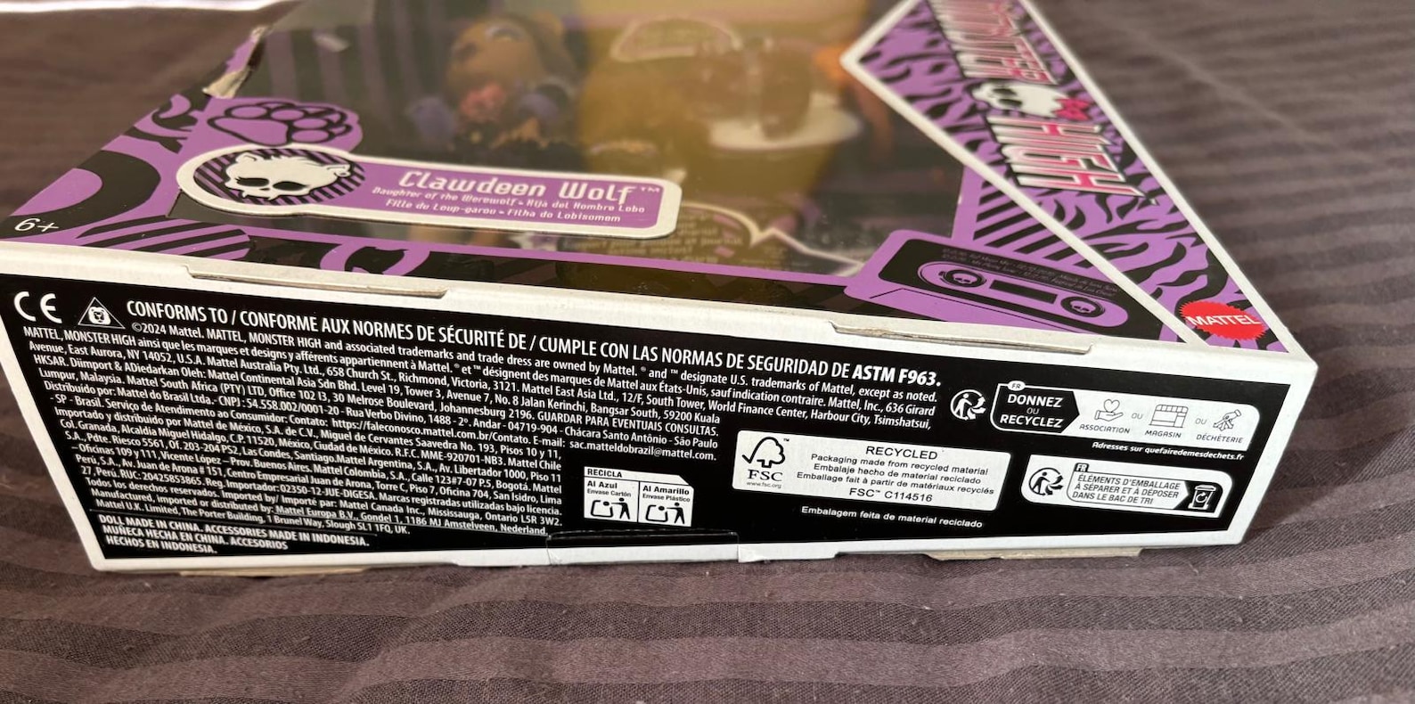 Monster High Clawdeen Wolf Creeproduction Doll - Original Reproduction ...