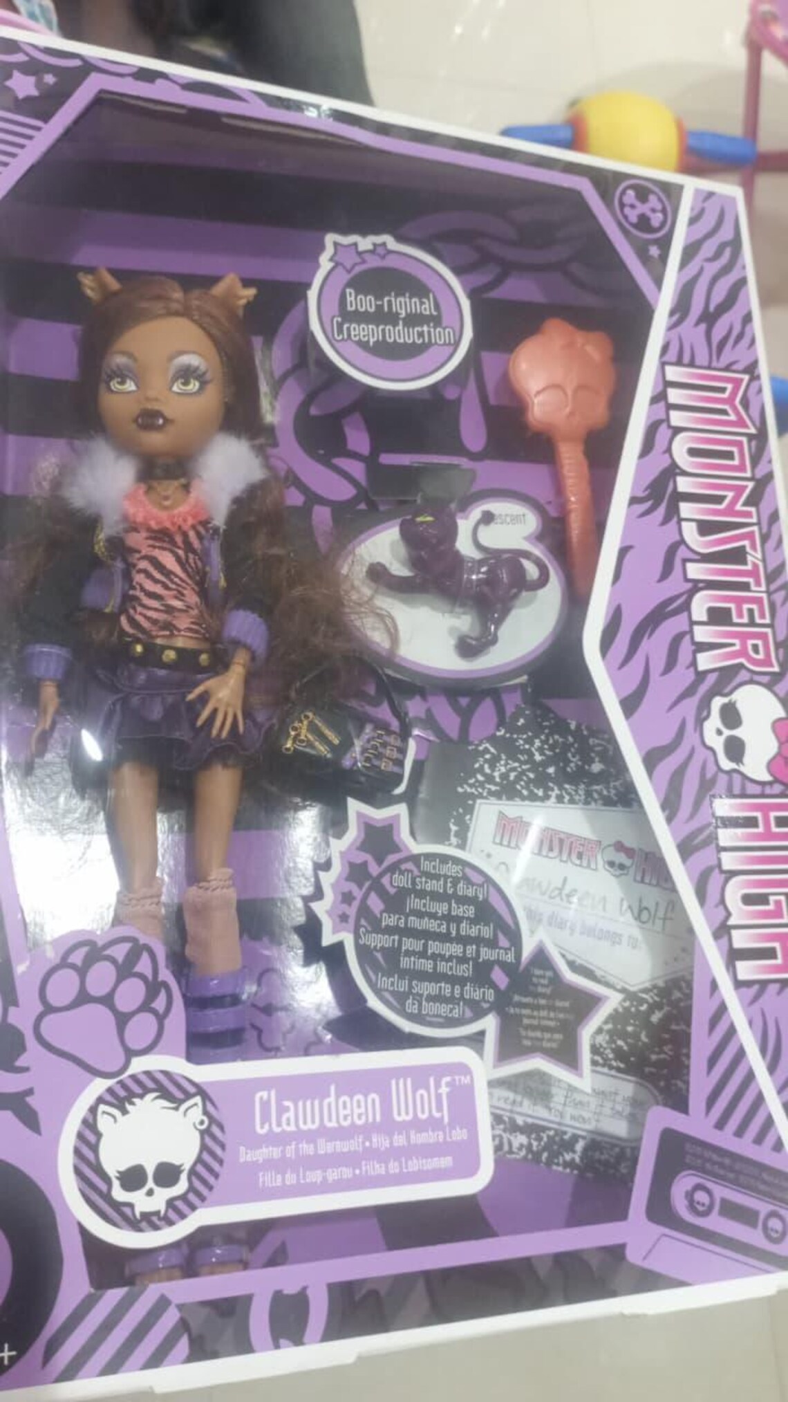 Monster High Clawdeen Wolf Creeproduction Doll - Original Reproduction ...