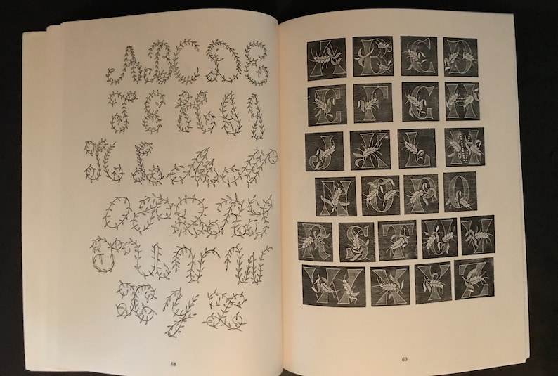Victorian Alphabets Monograms and Names From Godey's - Etsy