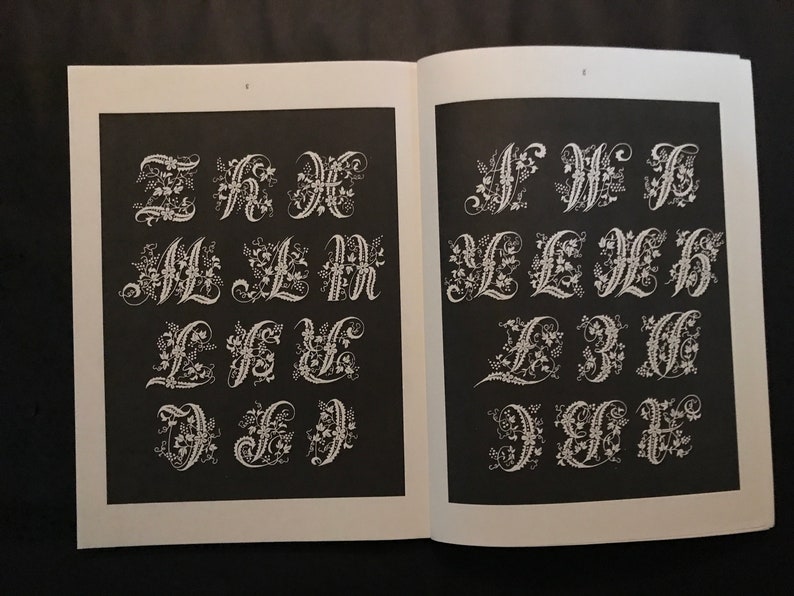 Victorian Alphabets Monograms and Names From Godey's - Etsy