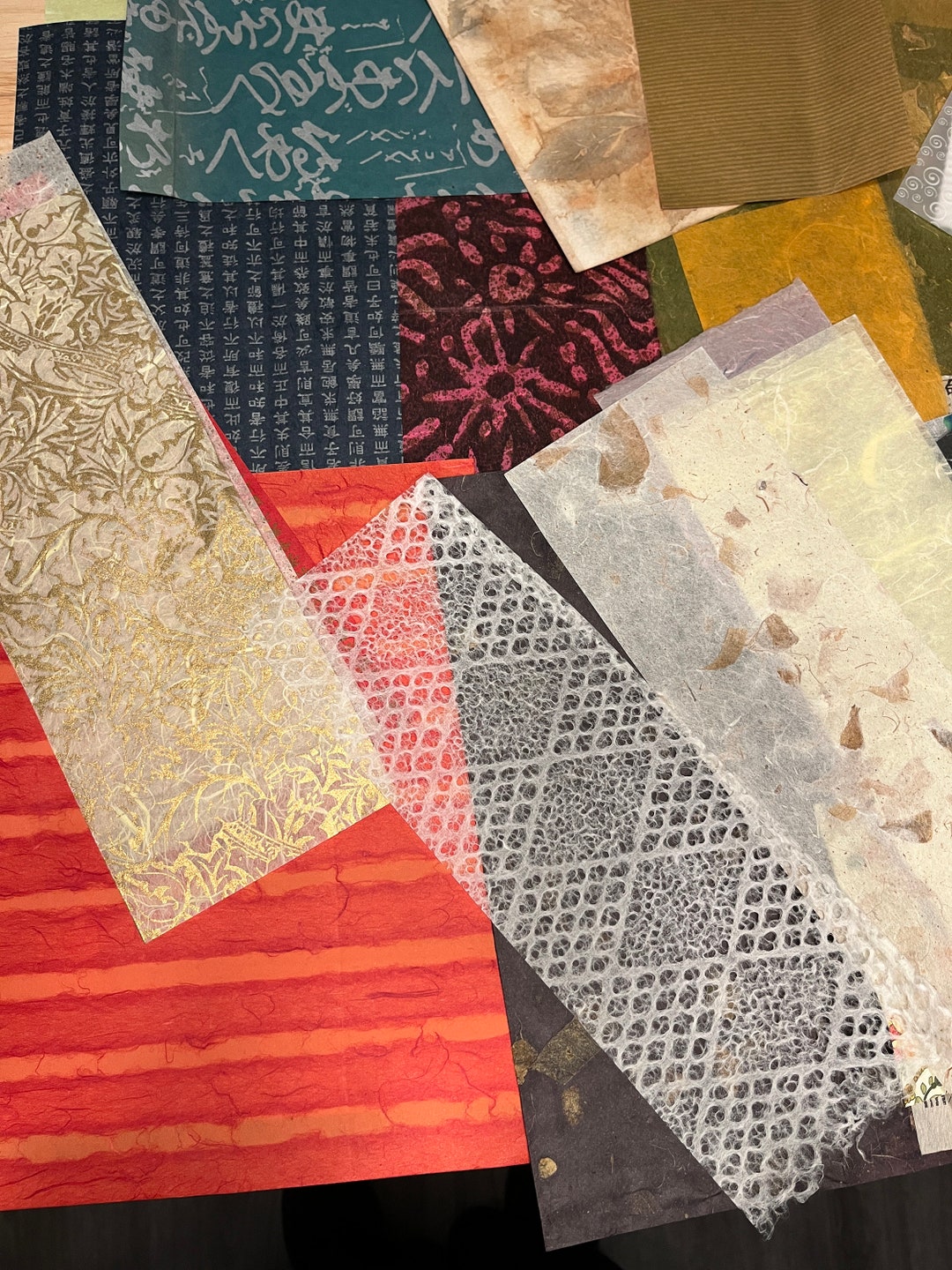 72 Piece Scrap Paper Pack, Mixed Pattern Stash, Assorted Bundle for ...