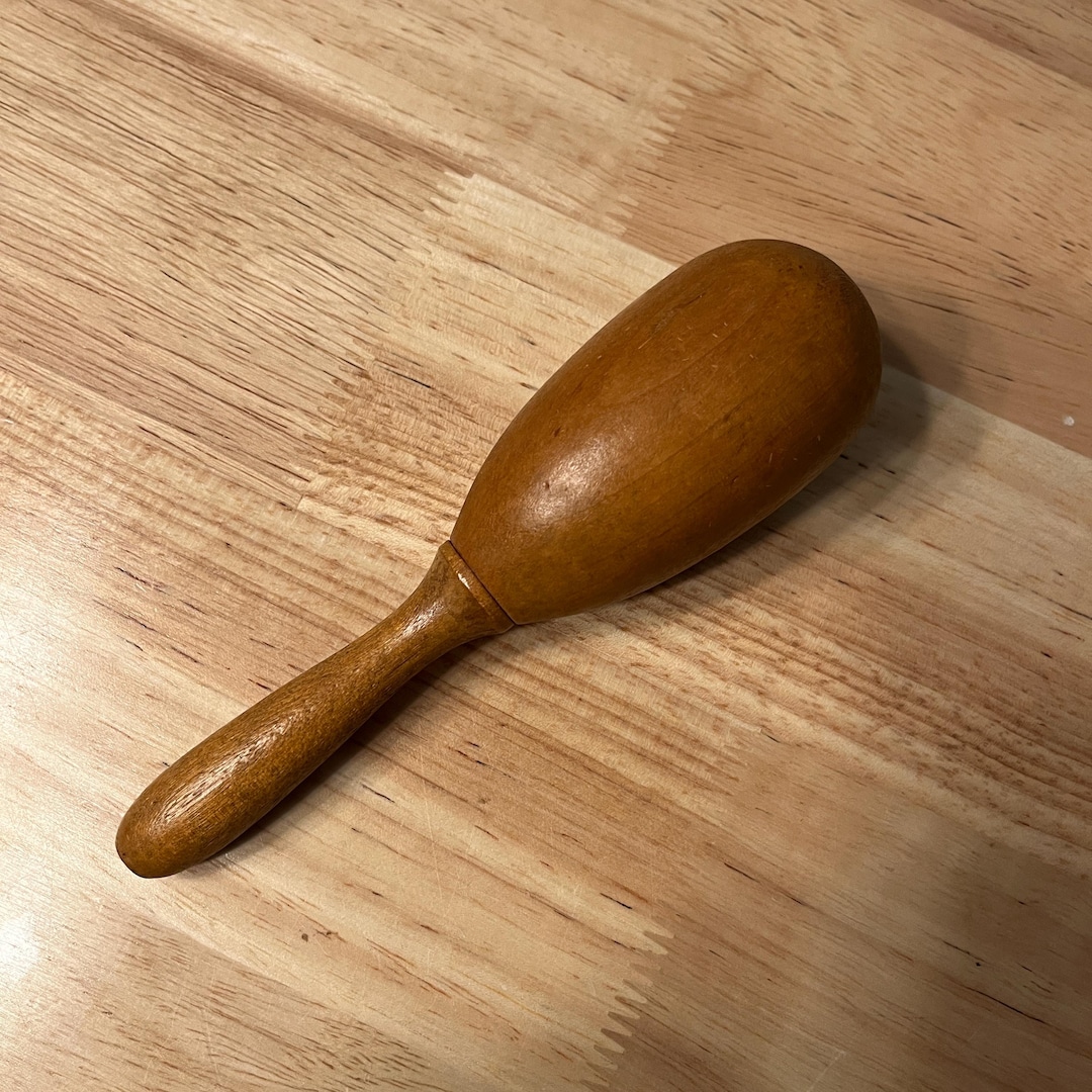 Vintage Wood Darning Knob, Darning Egg, Sock Mending Tool, Removable ...