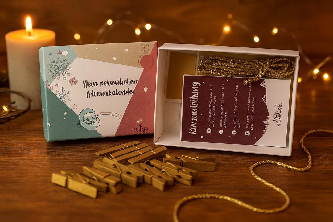 DIY Scratch-off Advent Calendar | Personalized Advent Calendar for Self ...