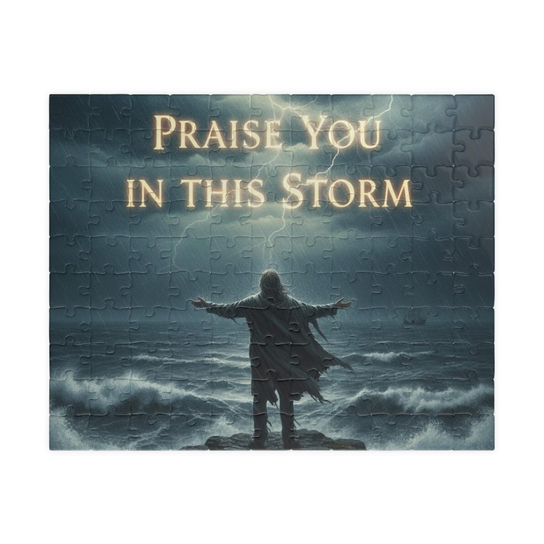 Inspirational Jigsaw Puzzle, Praise You in This Storm, Family Fun - Etsy
