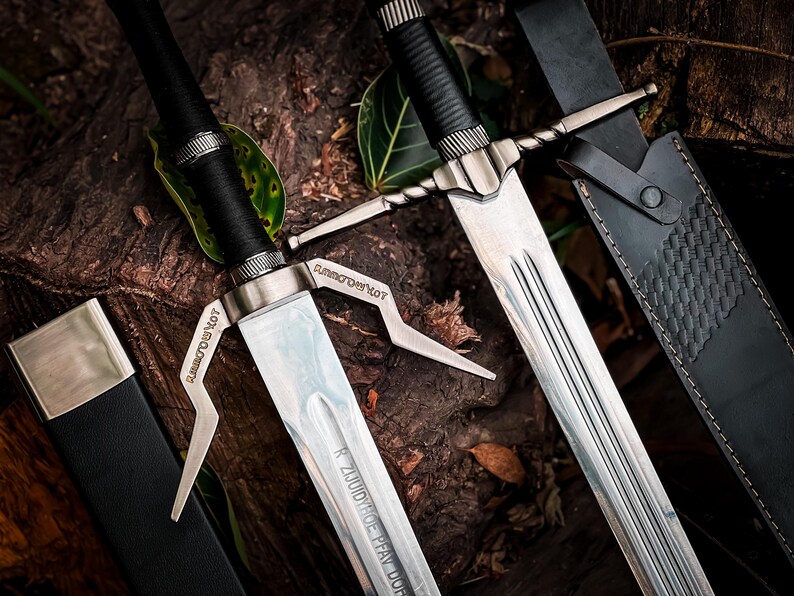 Handmade Witcher Wild Hunt Swords, Sword of Geralt of Rivia ...