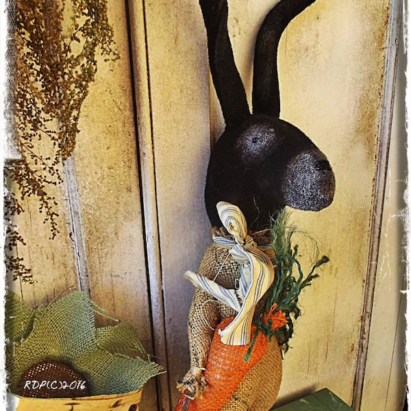 Primitive Rabbit Patterns - Etsy