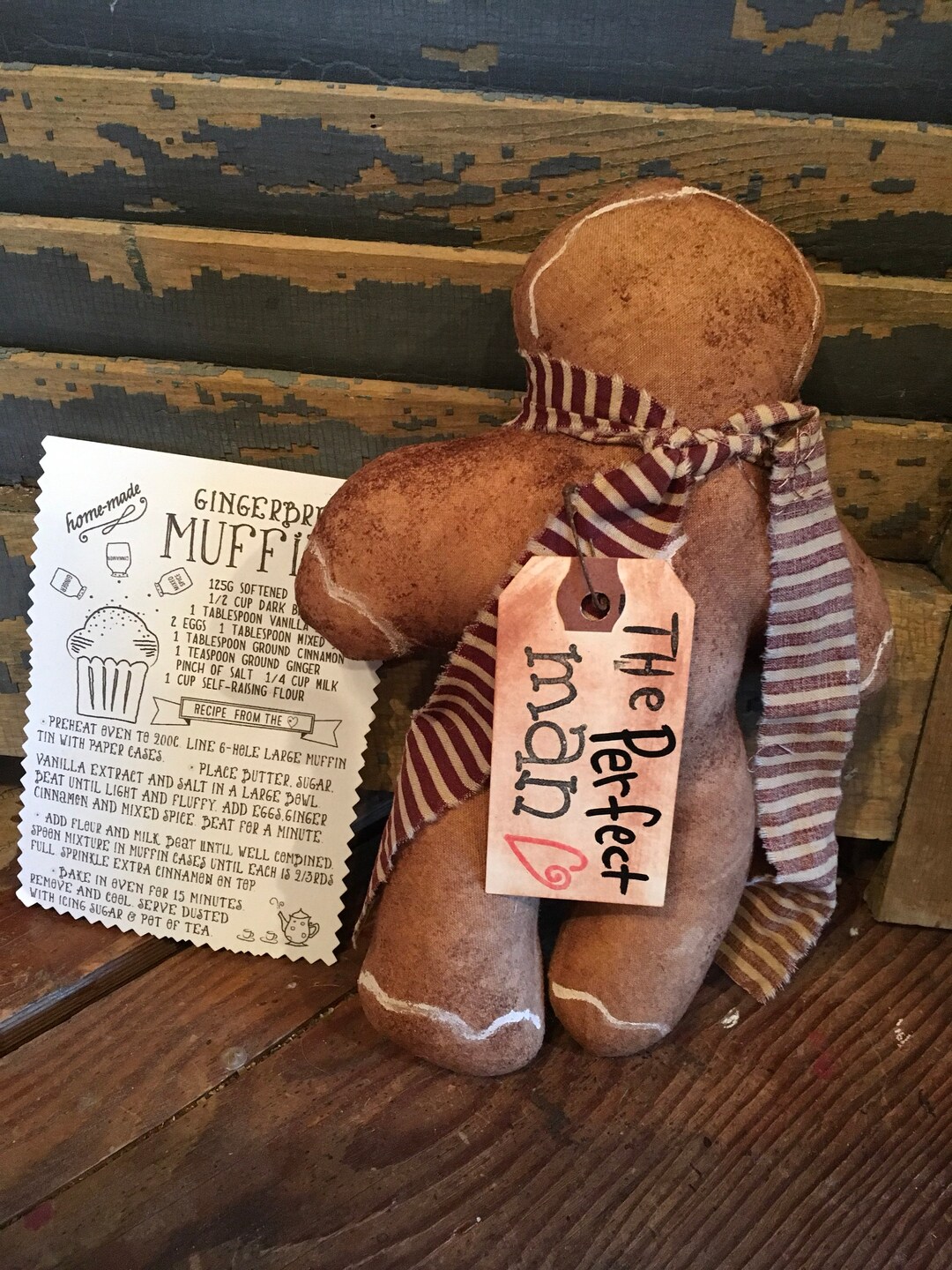 Primitive Gingerbread Ornaments/bowl Fillers Made to Order - Etsy