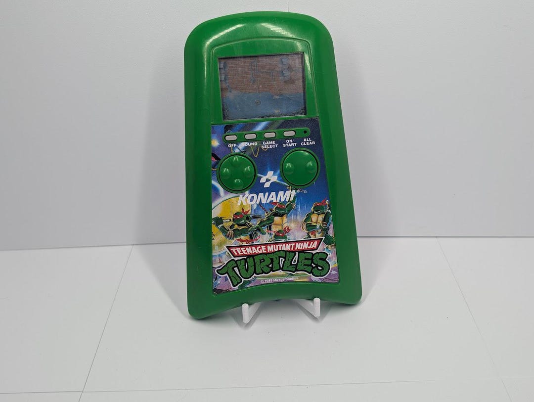 Vintage 1989 Konami TMNT Teenage Mutant Ninja Turtles Handheld Video ...