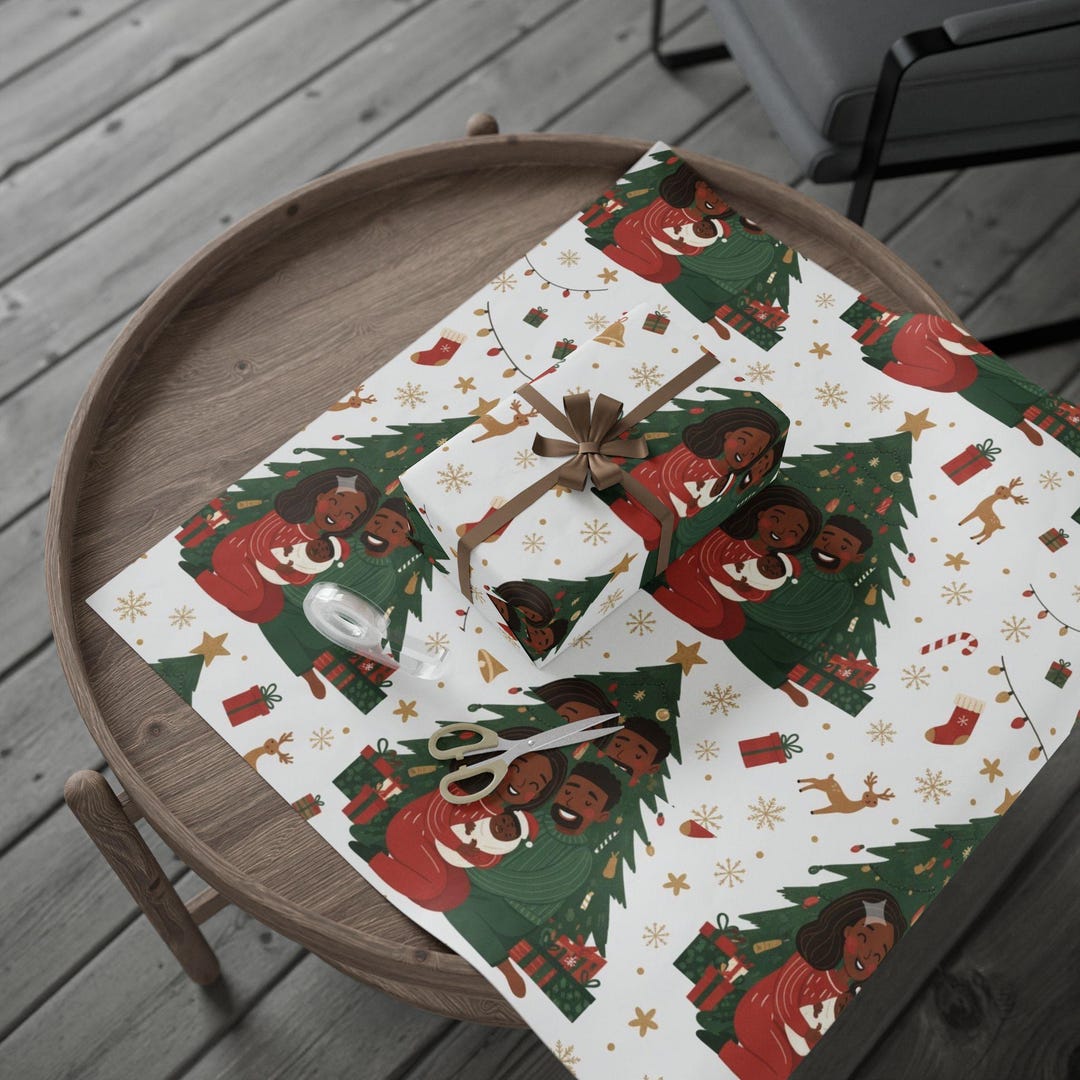 Festive Holiday Wrapping Paper: High-definition Prints, 90 GSM Fine Art ...