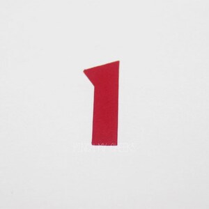 Number One Confetti Confetti Number 1 RED Perfect for Your Mickey Mouse ...