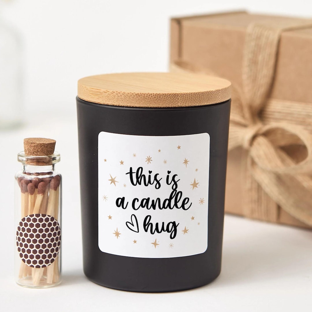 Sending Hug Candle With Matches - Thinking of You Gift - Etsy
