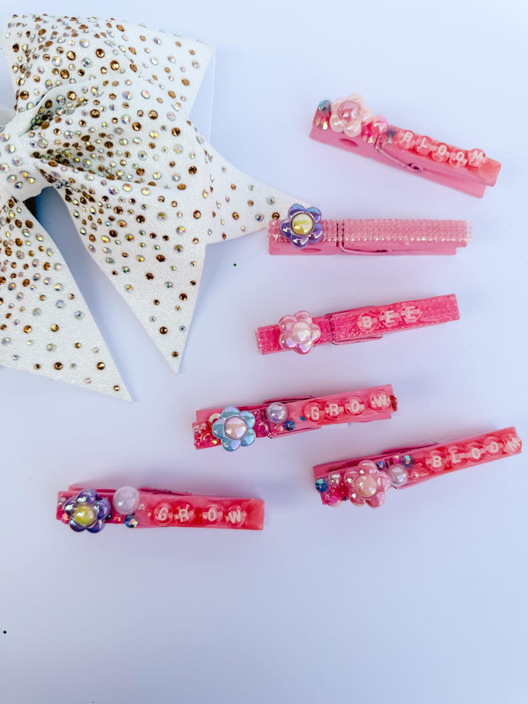 Flower Iridescent Cheer Trading Pins – Bundle of 10 • Cheer Gifts ...