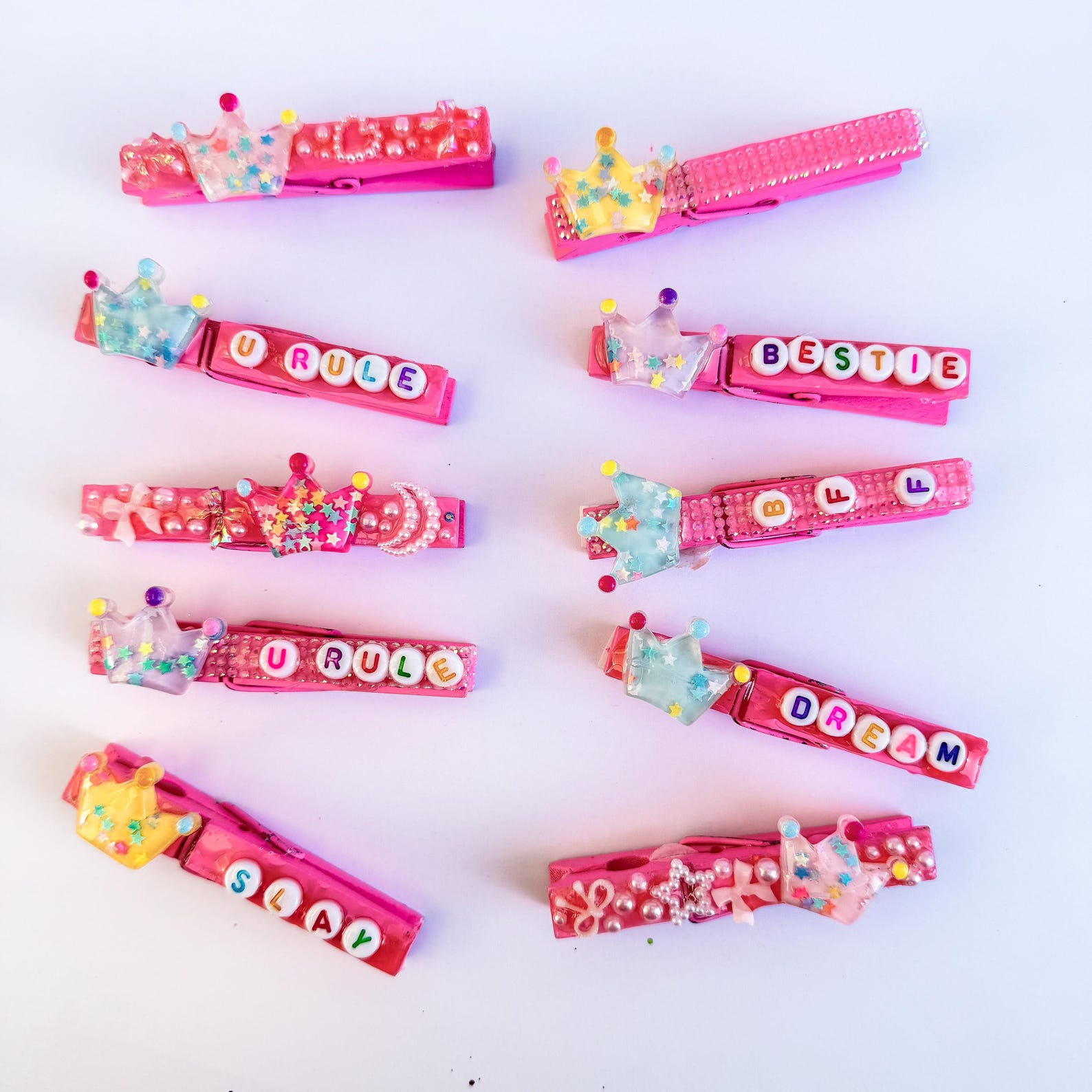 Queen Cheer Trading Pins – Bundle of 10 • Cheer Gifts • Sparkly Spirit ...