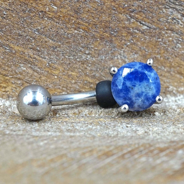 Blue Belly Ring - Etsy