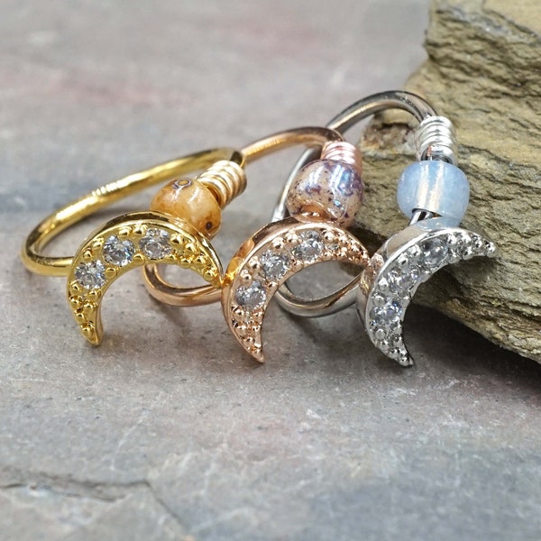 Moon Nose Ring - Etsy