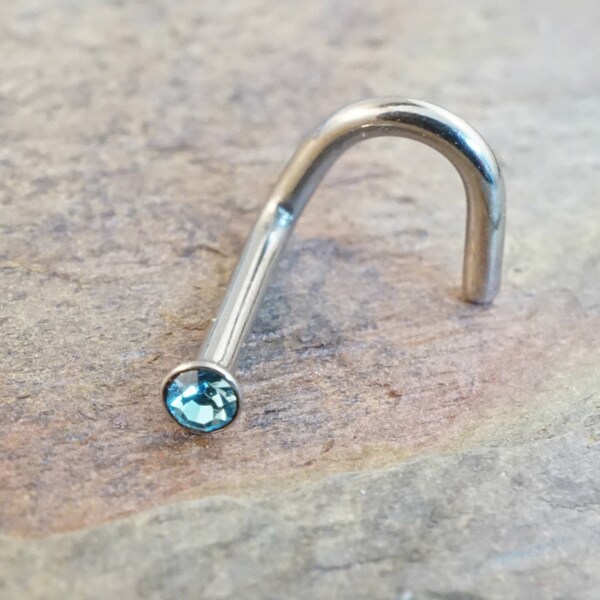 Blue Nose Ring - Etsy