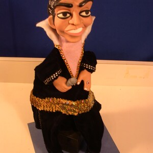 Elvis Portrait Hand Puppet on Stand by Dan Crowley Studio - Etsy