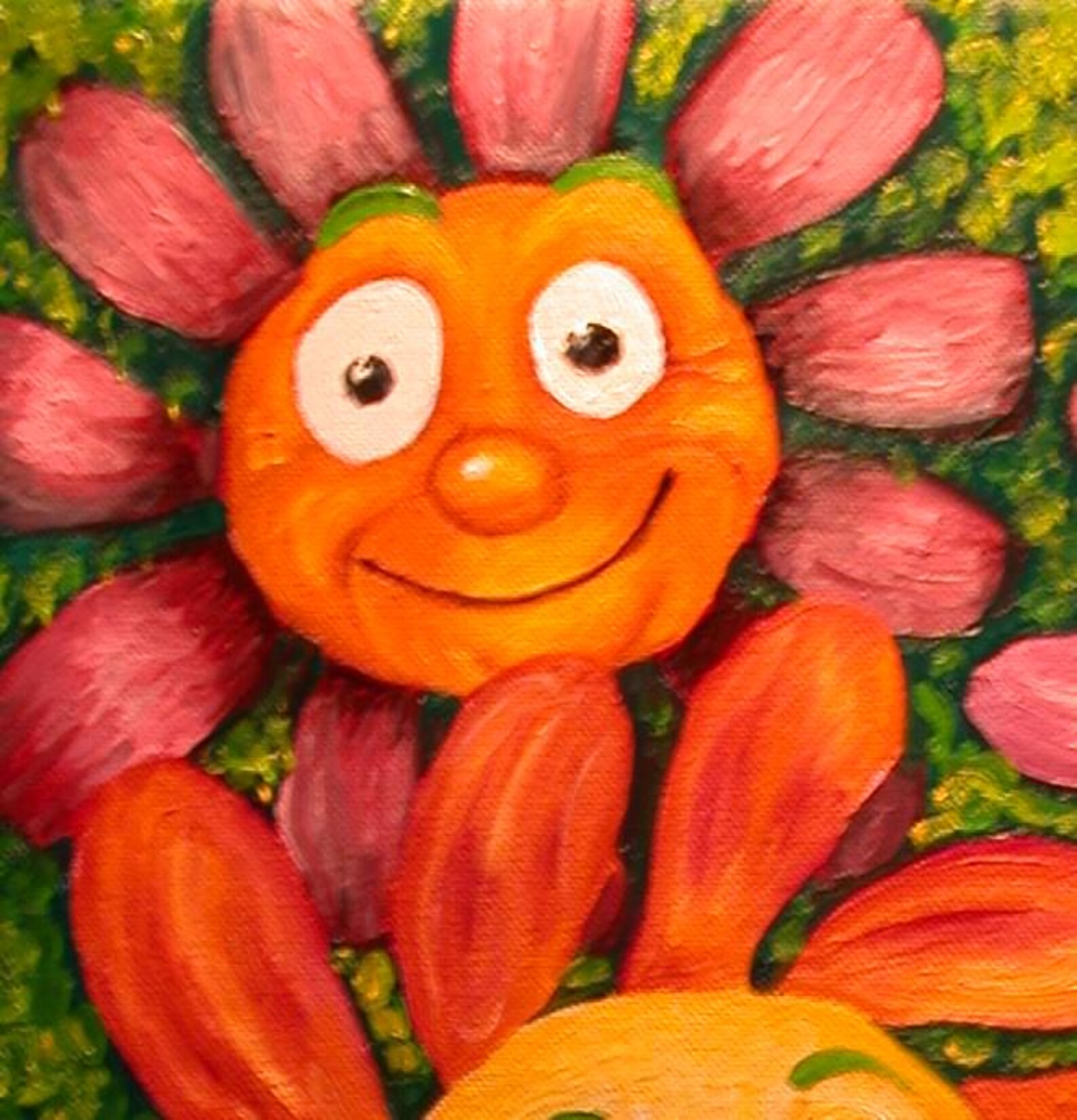Oil Painting "flowers" by Dan Crowley - Etsy