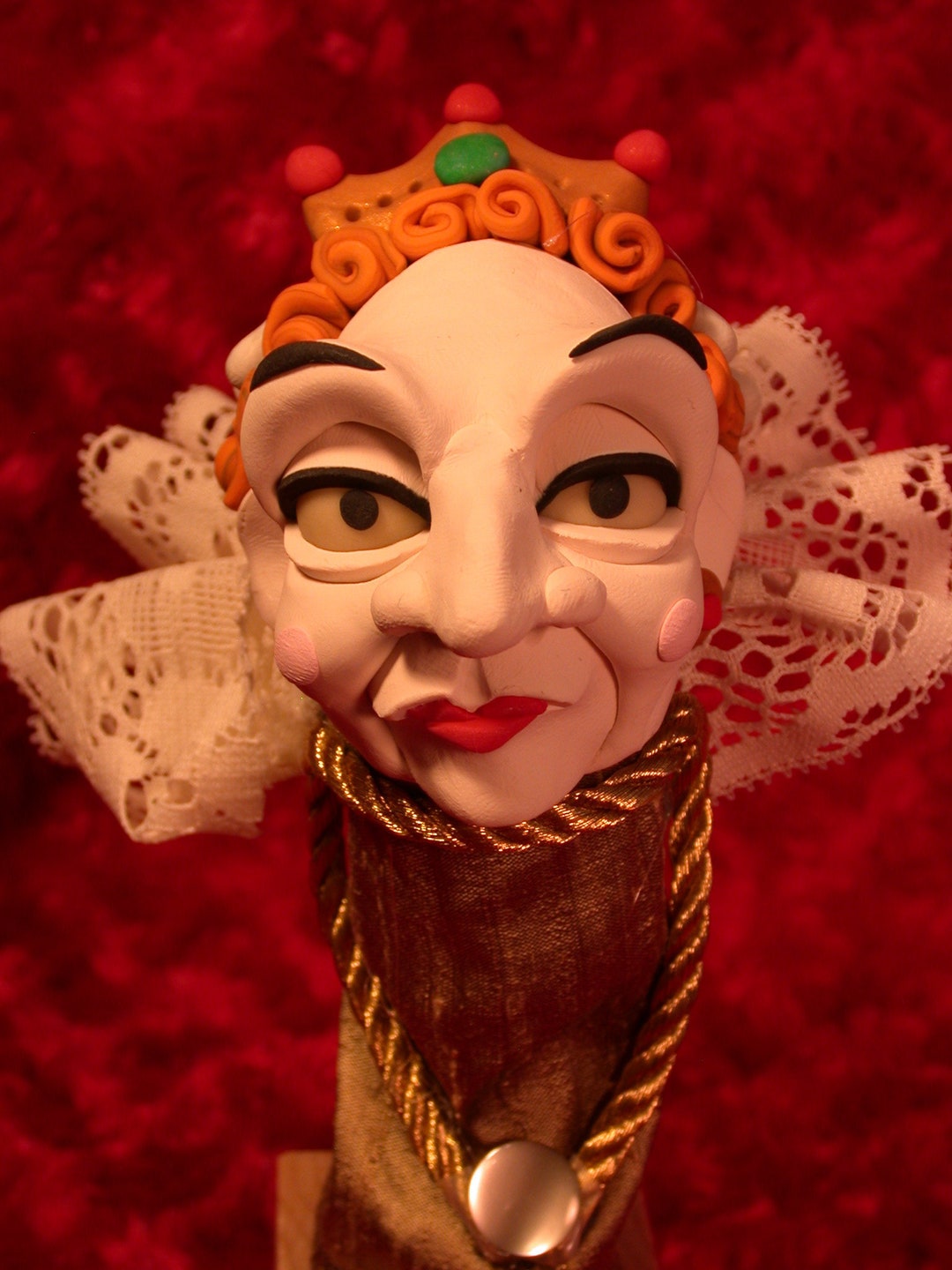 Queen Elizabeth I Portrait Finger Puppet (#2) by Dan Crowley Studio - Etsy