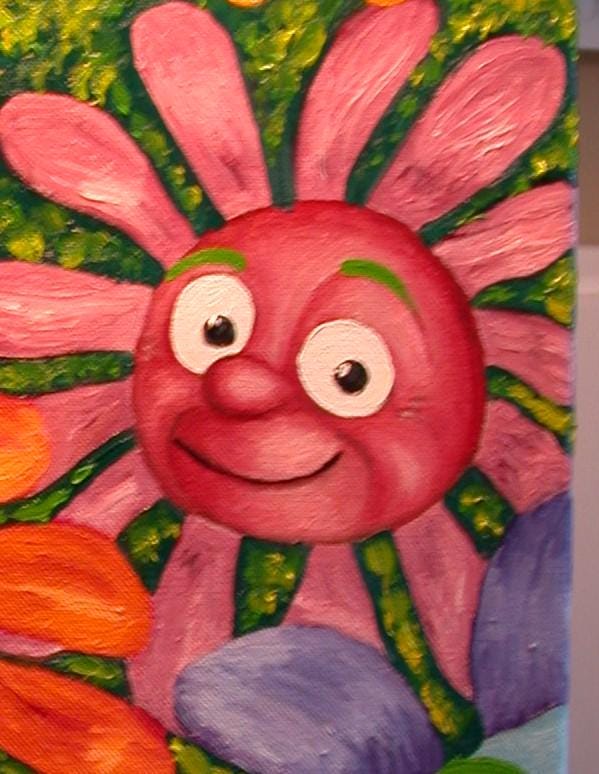 Oil Painting "flowers" by Dan Crowley - Etsy