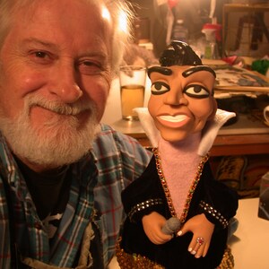 Elvis Portrait Hand Puppet on Stand by Dan Crowley Studio - Etsy