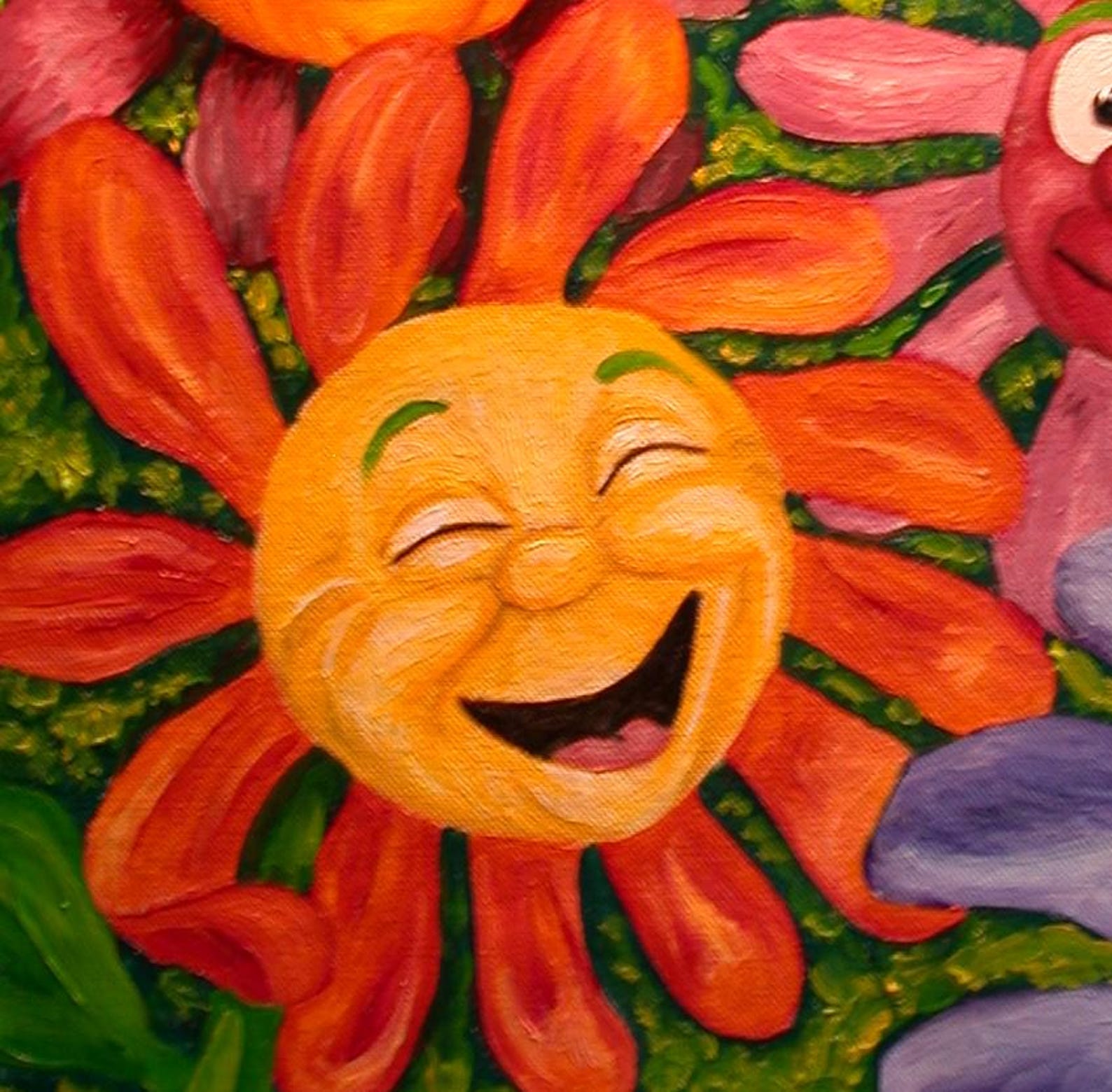 Oil Painting "flowers" by Dan Crowley - Etsy