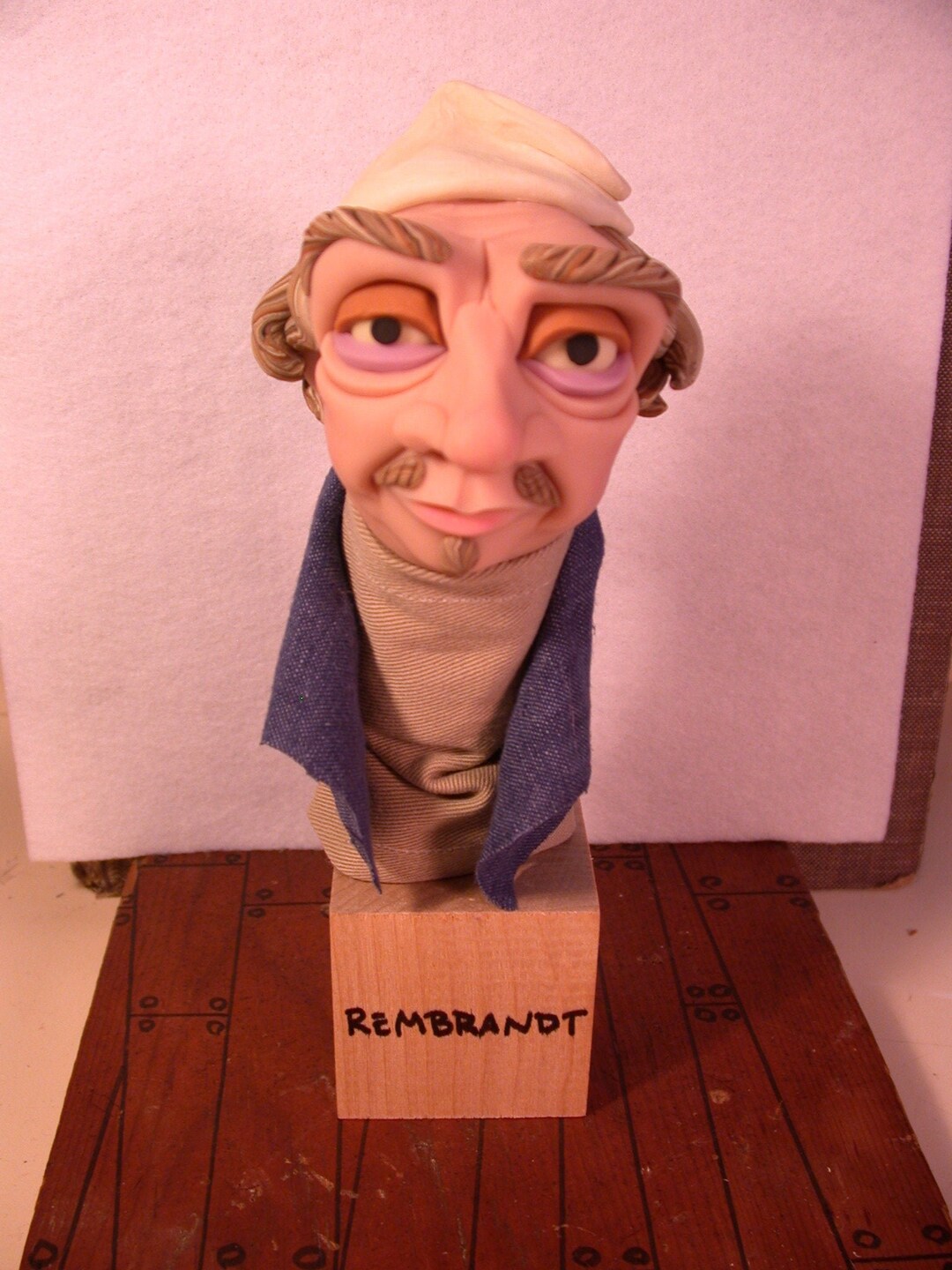 Rembrandt Portrait Finger Puppet by Dan Crowley Studio - Etsy