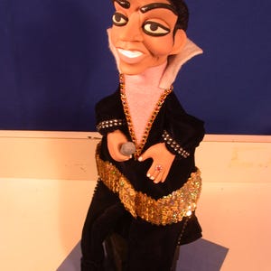Elvis Portrait Hand Puppet on Stand by Dan Crowley Studio - Etsy