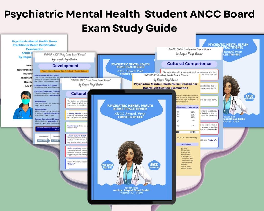 Psychiatric Mental Health Nurse Practitioner Student ANCC Study Guide ...