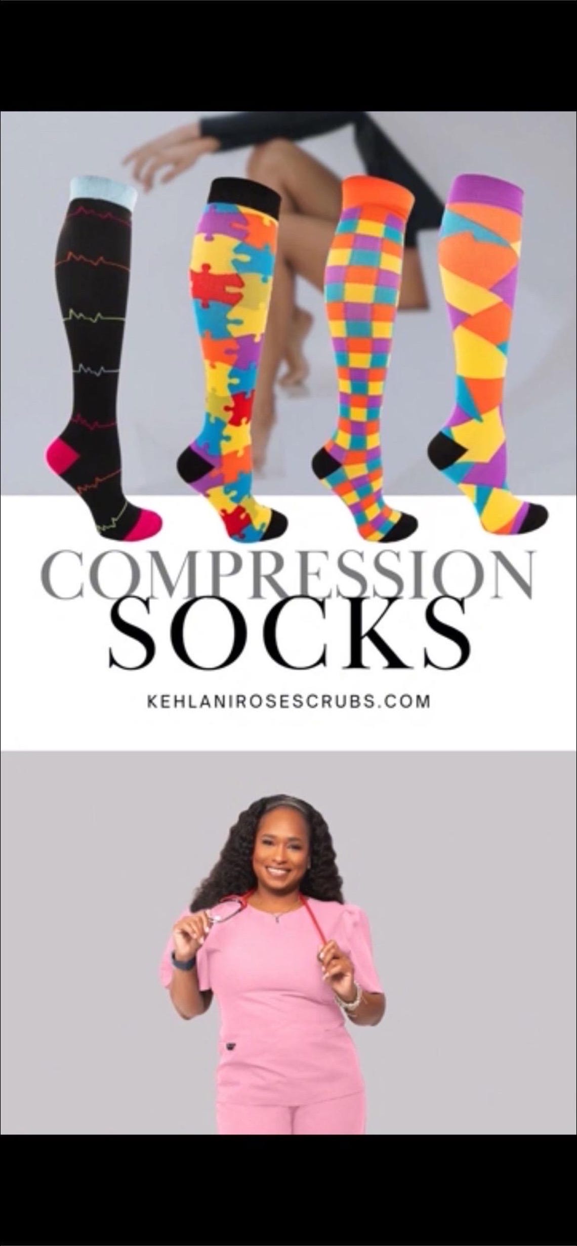 Love & Hope Nursing Compression Socks – Healthcare Support - Etsy